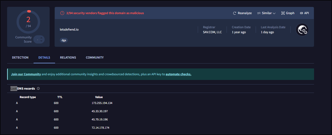 LetsDefend - SOC326 | HomeLab Docs